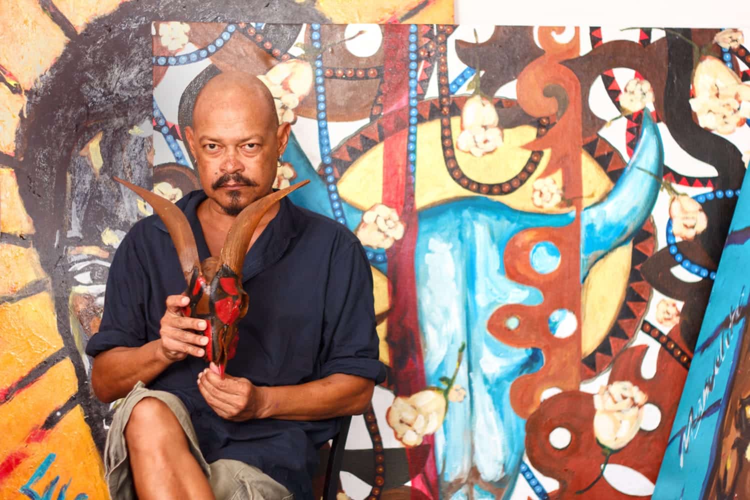 Exposição com obras inéditas do artista Roney George destaca ...